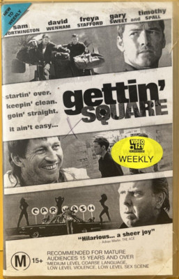 Getting Square VHS M 15+ Award Winning Australian Comedy Widescreen ...