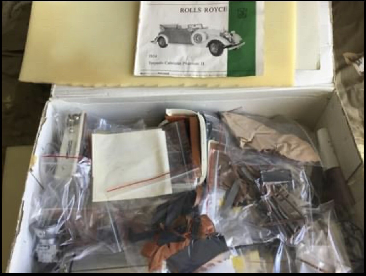 pocher model kits 1/8 ROLLS - Torpedo Cabriolet Phantom 1934 | eBay