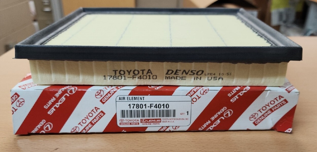 2022-2024 Toyota Tundra Sequoia Engine Air Filter 17801F4010 | 3.5T ...