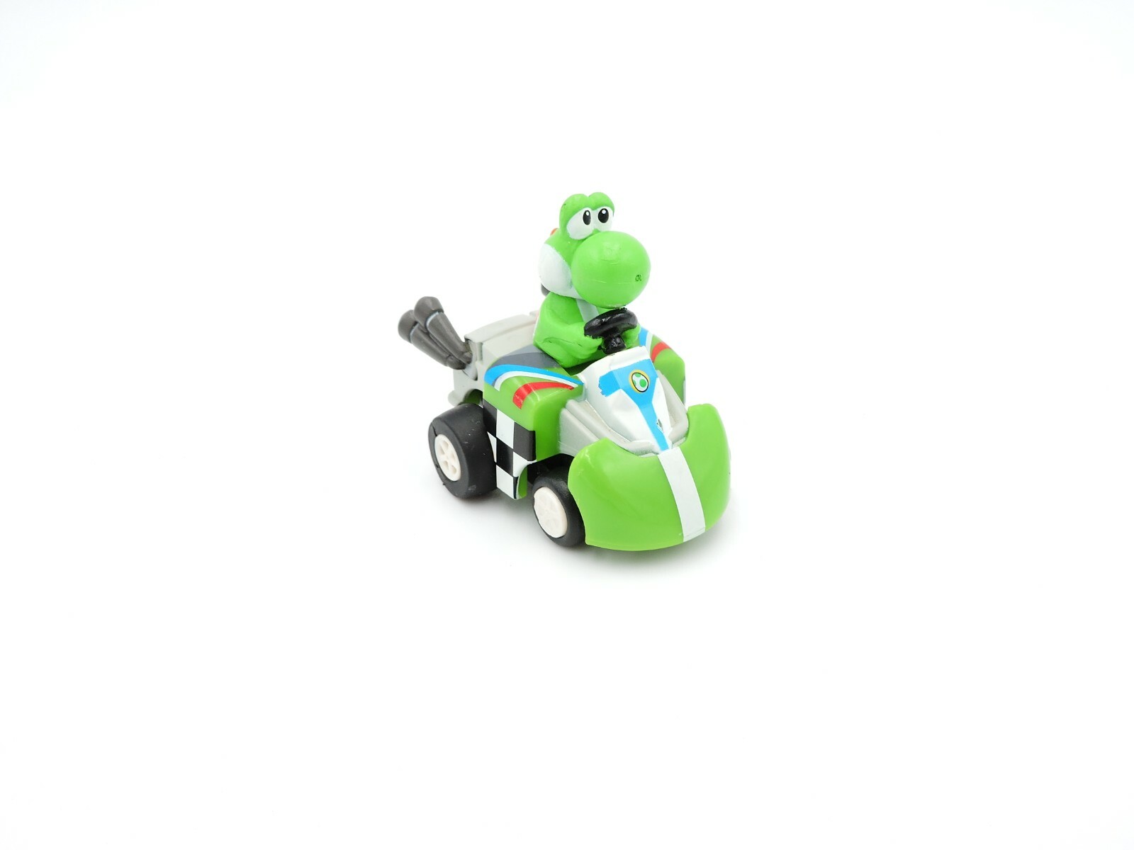 YOSHI pullback MARIO KART Wii Micro Racers vehicle 2009 Tomy Nintendo 2 ...