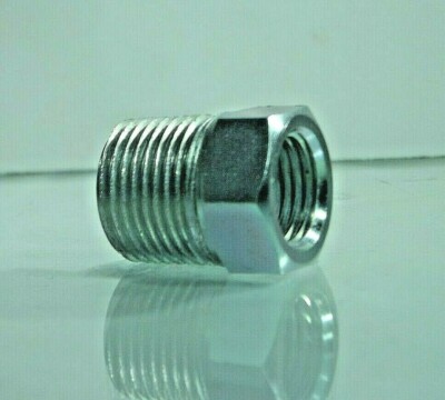 NPT Male to BSPP Female Steel Thread Adapters , Npt Nipple x Bsp Bush ...