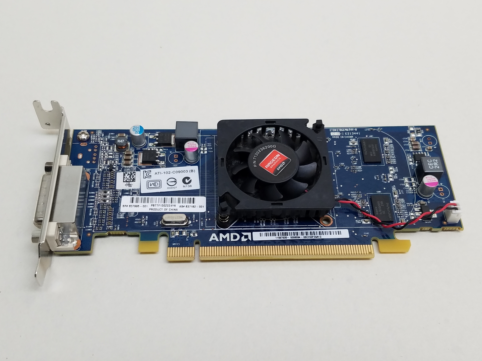 AMD Radeon HD 6350 512 MB DDR3 PCI Express x16 Low Profile Video Card ...
