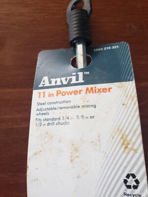 Anvil 11 Inch Power Mixer With Adjustable Wheels - New | eBay