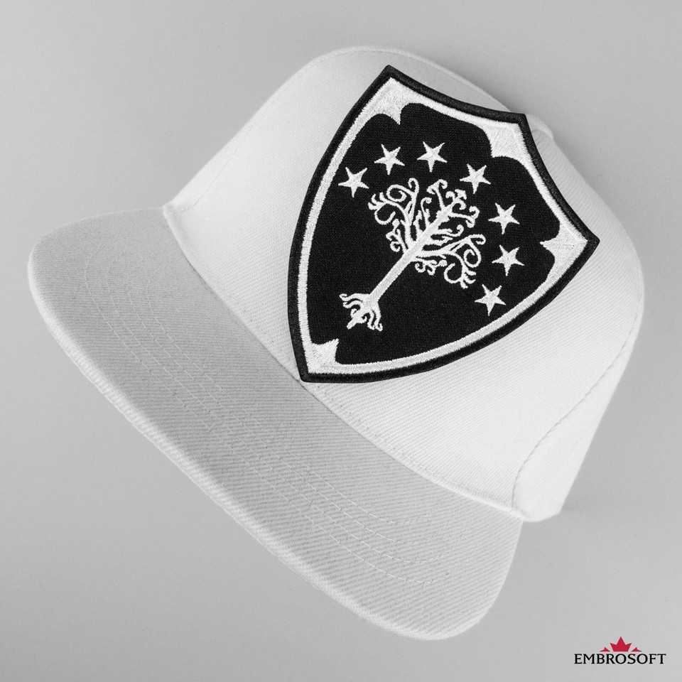 White Tree of Gondor Patch, Embroidered Tolkien LotR Emblem, Iron On, 3 ...