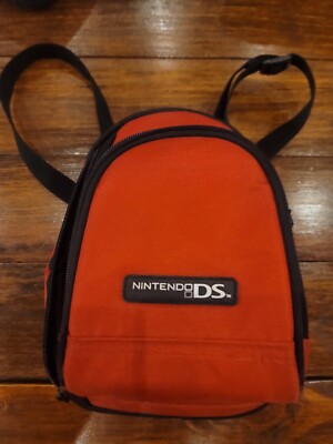 Nintendo Red Backpack DS Gameboy Mini Travel Back Pack Carrying Case ...