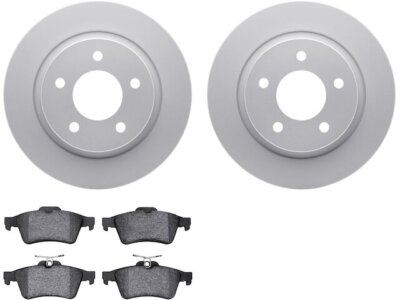 For 2007-2013 Mazda 3 Brake Pad and Rotor Kit Rear Dynamic Friction ...