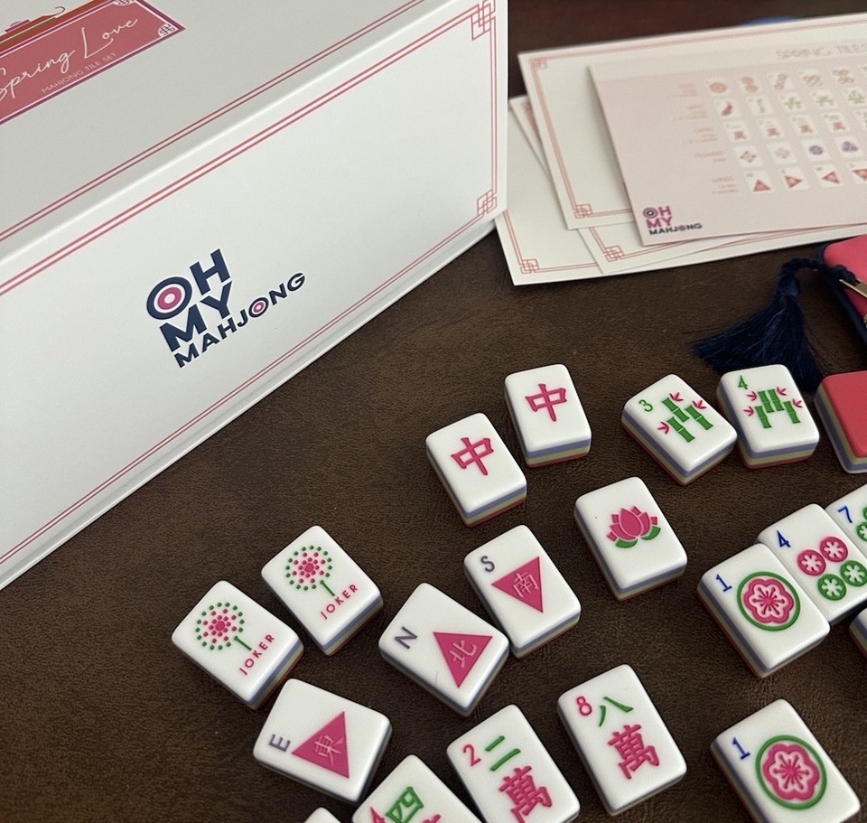 Oh My Mahjong Tiles — Spring Tiles In Box - Not In Sealed Plastic | eBay