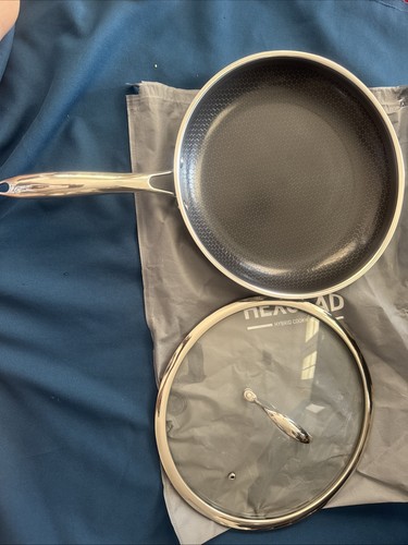 HEXCLAD 12" Hybrid Fry Pan With Lid, Twelve Inch Frying Pan | eBay