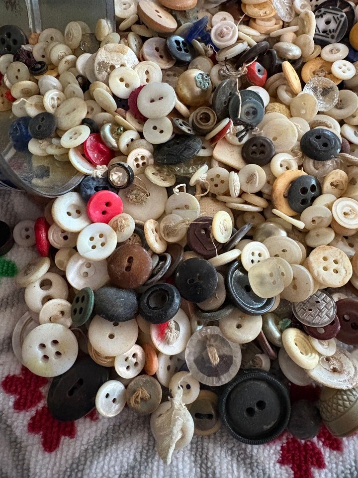 Vintage BUTTONS Huge Lot 1+ Lbs | eBay