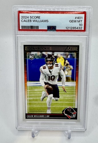 2024 Score - Rookies Caleb Williams #401 (RC) PSA 10 Gem MINT - SSP ...