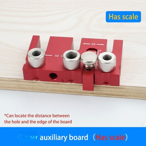 Woodworking Doweling Jig Auxiliary Board Adjustable Wood Dowel Punch ...