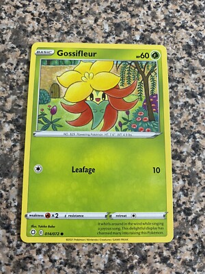GOSSIFLEUR 014/072 SHINING FATES POKEMON CARD COMMON NM/M FAST SHIPPING ...