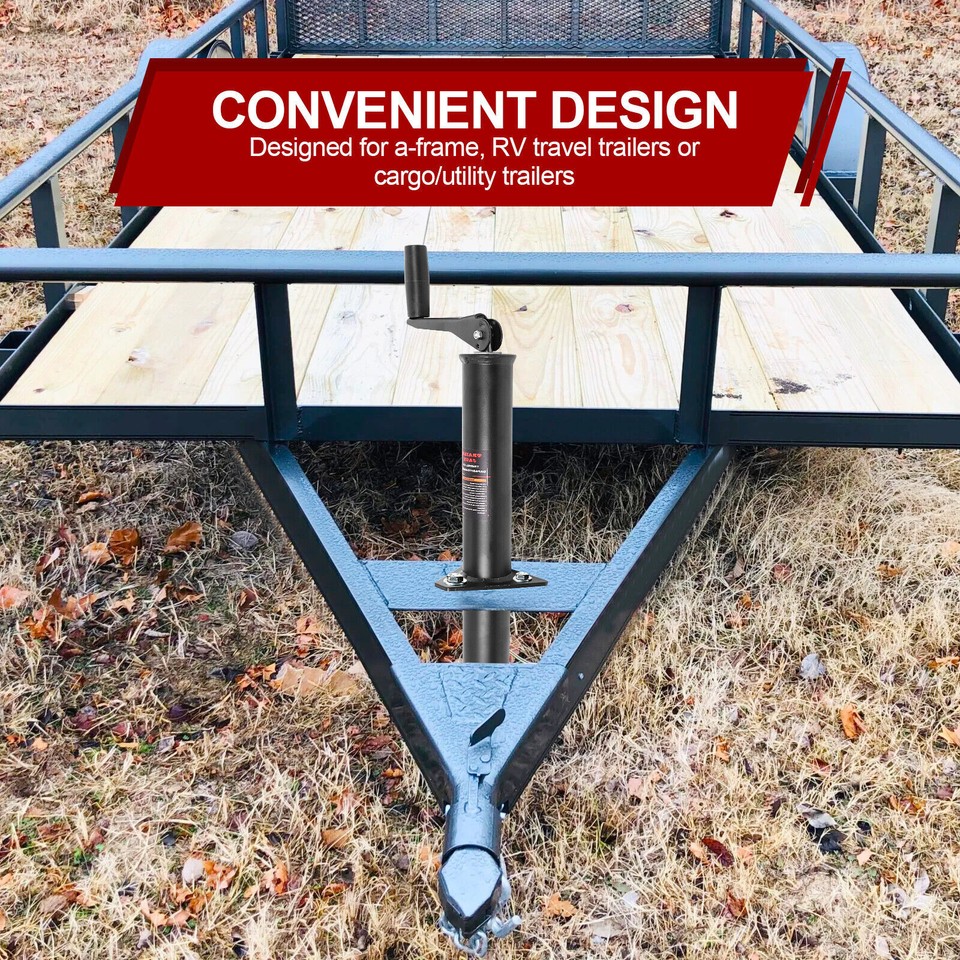 5000 lbs 15" Heavy Duty trailer tongue Jack A-frame trailer Vertical ...