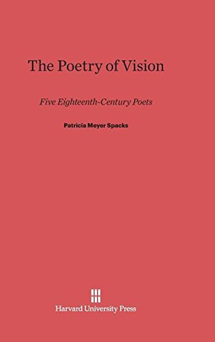 The Poetry of Vision by Spacks, Patricia Meyer [Hardcover ...