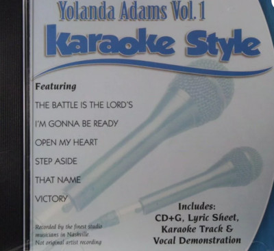 Yolanda Adams Vol 1 Christian Karaoke *Brand New* Sealed CD+G Daywind 6 ...