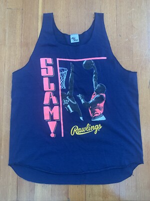 VTG Rawlings Tank Top Basketball Mens Medium USA 90s Hoops Single ...