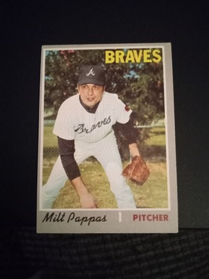 1970 Topps Baseball Milt Pappas semi-high number card #576 in ex ...