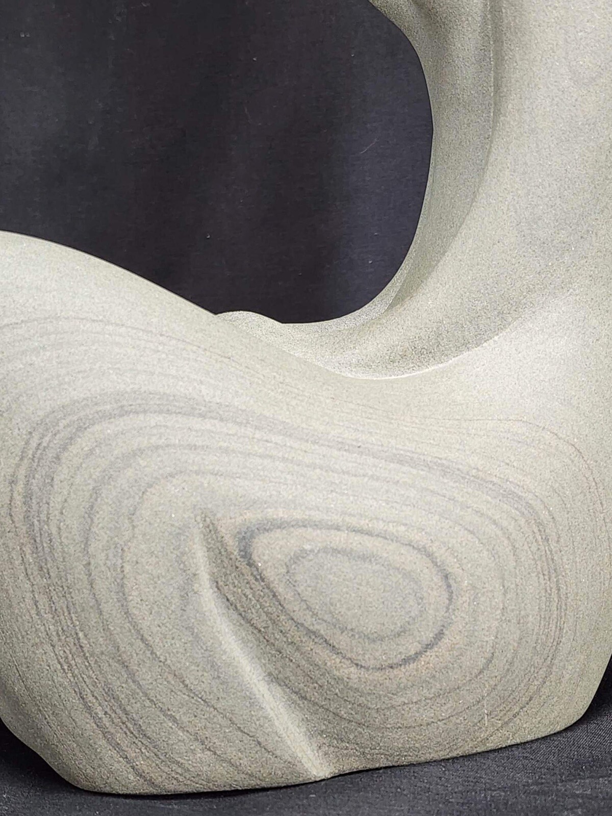 Beautiful Curvy Nude Woman Grey Stone Statue Sculpture Grain Pattern | eBay