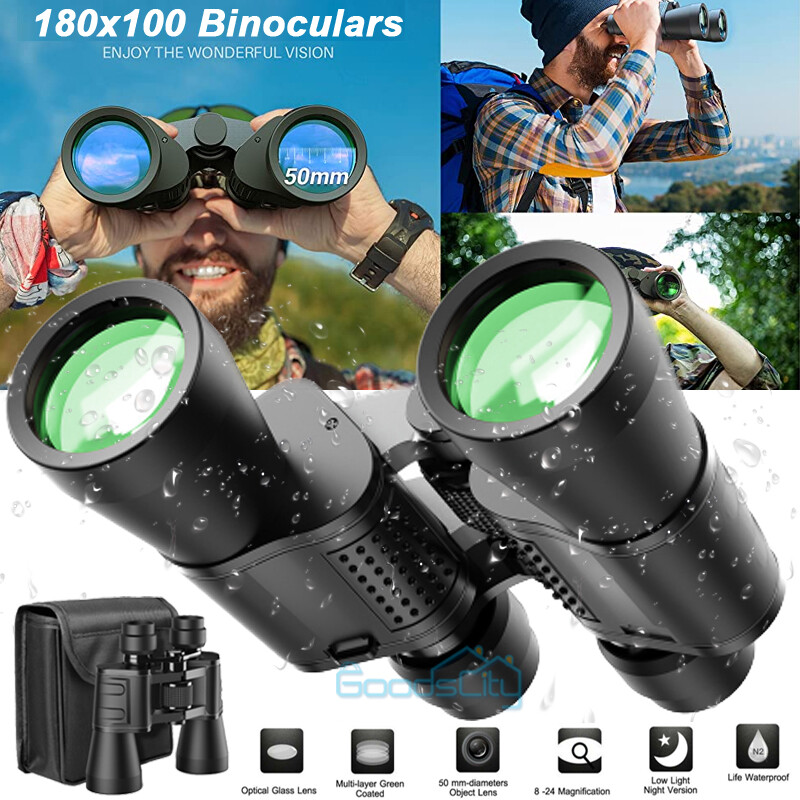 Military Army 180X100 Binoculars Night Vision High Clarity 3000M ...