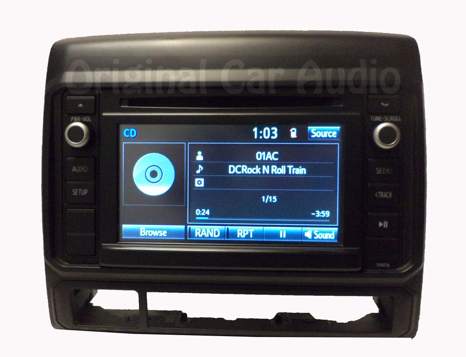 2014-2019 TOYOTA Tacoma OEM Stereo AM FM SAT Radio CD Player 510078 ...