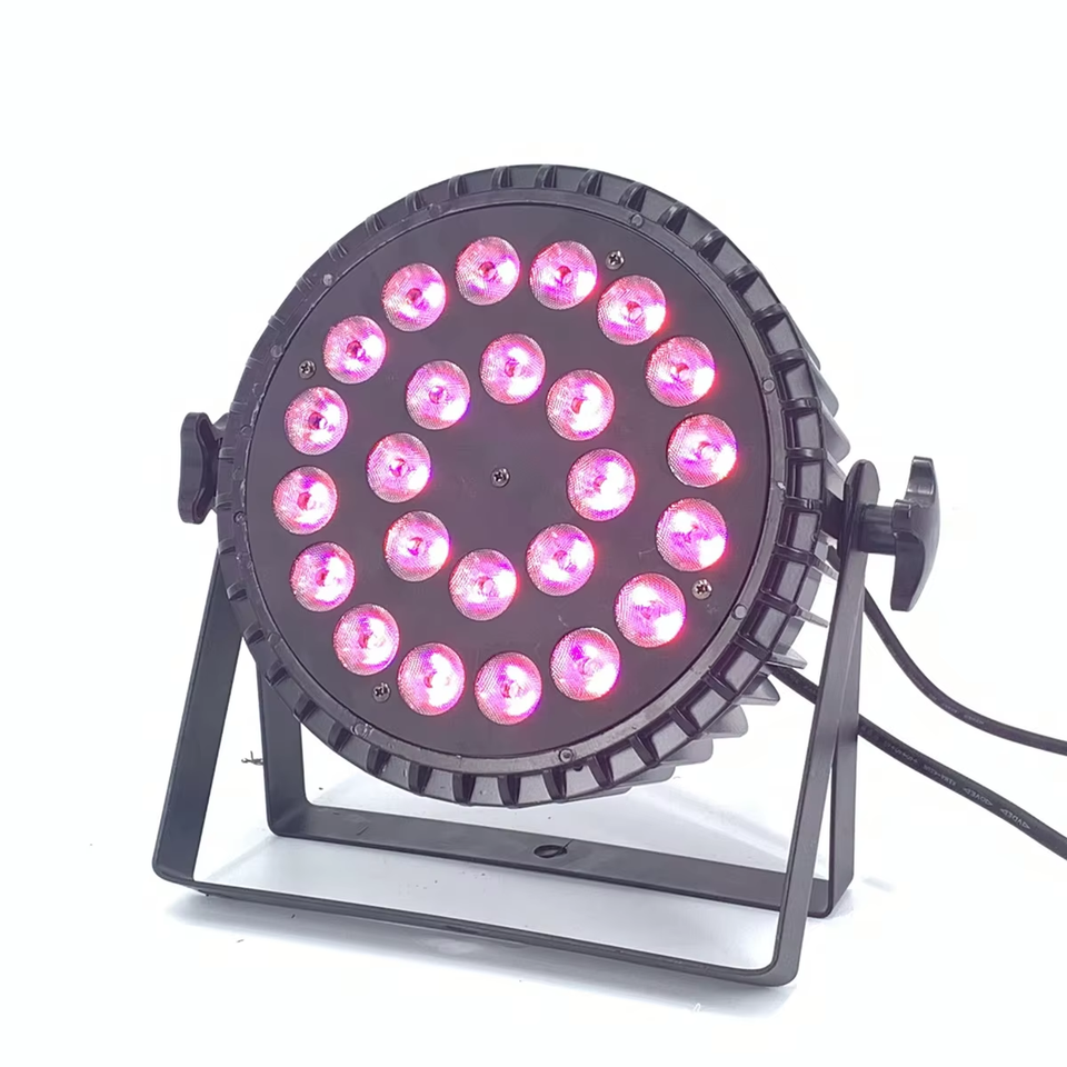 24X18W LED DJ Par RGBWA UV 6In1 Stage Light Aluminum LED Par Light ...