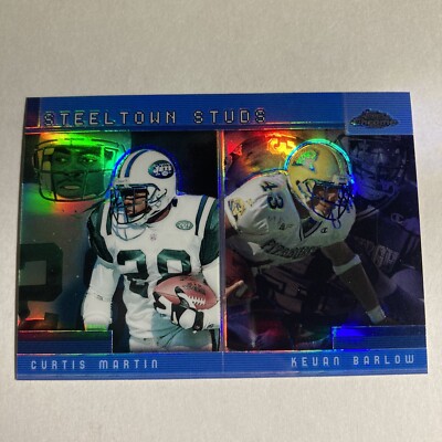 Curtis Martin / Kevan Barlow 2001 Topps Chrome Refractor #TC4 Football ...