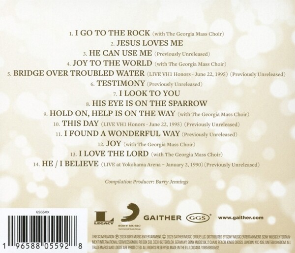 WHITNEY HOUSTON - I GO TO THE ROCK: THE GOSPEL MUSIC OF WHITNEY HOUS CD ...
