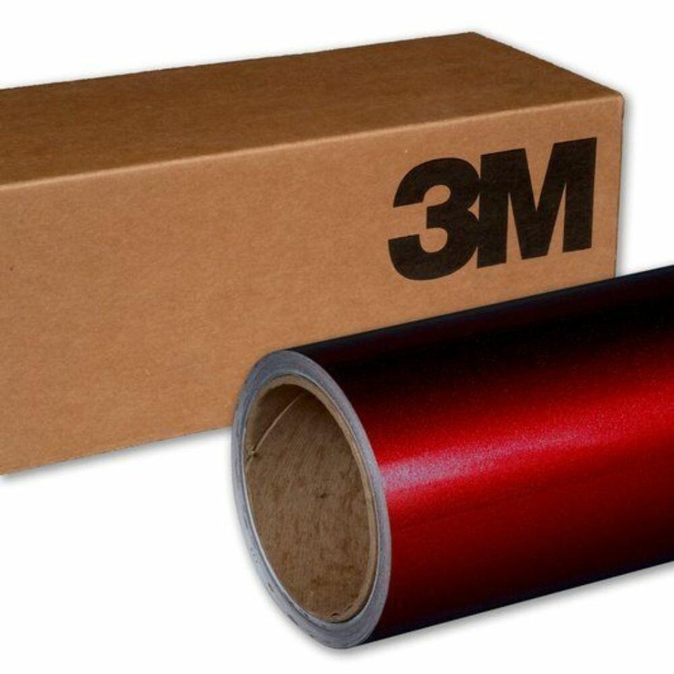 3M 2080 Scotchprint Gloss Red Metallic Vinyl Car Wrap Film | G203 | eBay