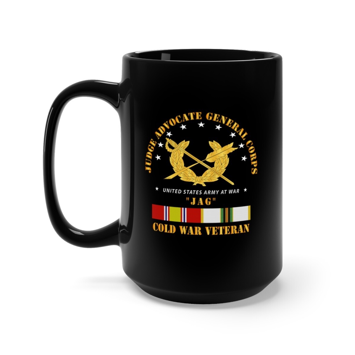 Black Mug 15oz - Army - JAG Branch w COLD SVC | eBay