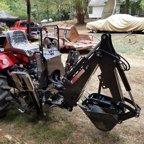 Bh5600 PTO 3 Point Backhoe Tractor Excavator Attachment W/ Pump 15 ...