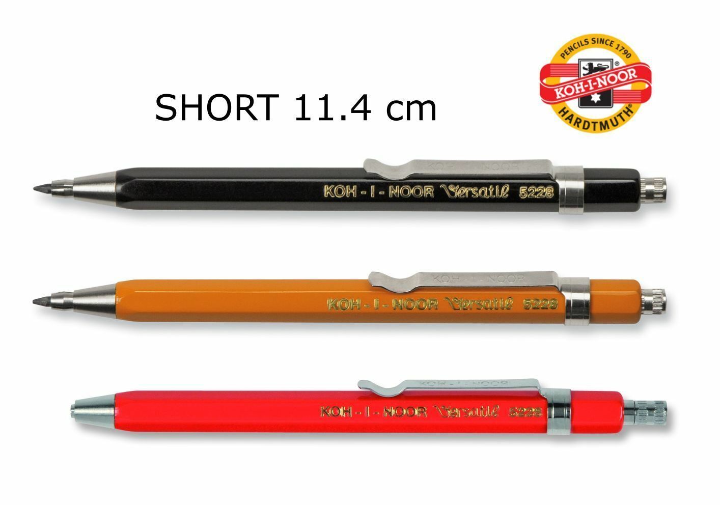 Short Clutch Leadholder Mechanical Pocket Pencil 2mm KOH-I-NOOR ...
