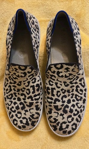 Rothys The Sneaker Limited Edition Camo Cat Leopard Slip On Sneakers ...