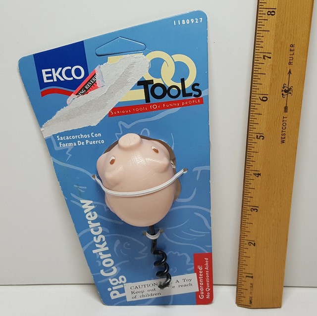 Vintage Ekco Zoo Tools Pig Corkscrew "1997" for sale online | eBay