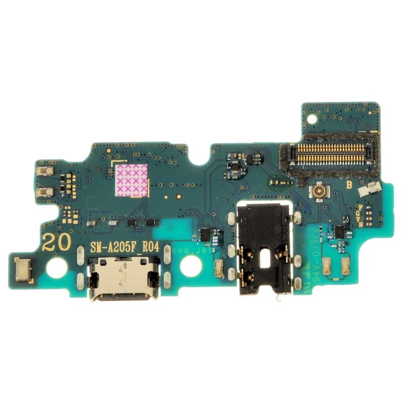 Flex Cable A205F Charge Port Headphone Jack for Samsung Galaxy A20 ...
