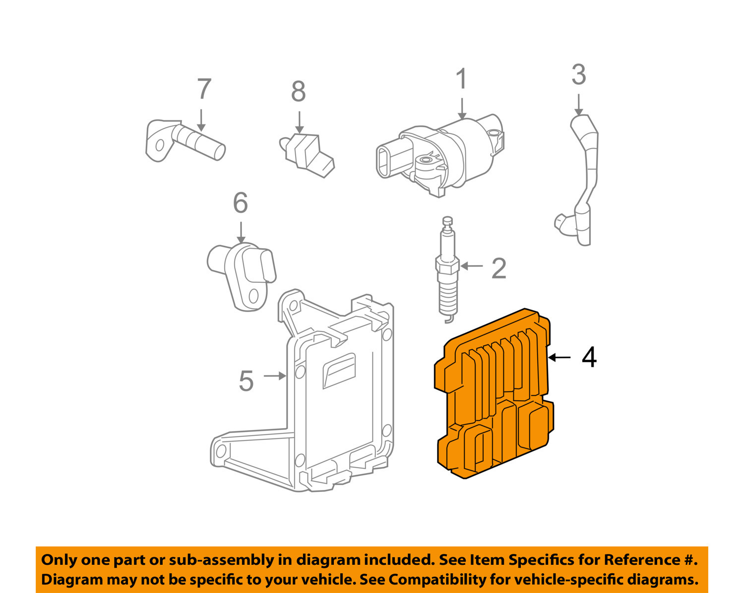 GM OEM-ECM PCM ECU Engine Control Module Computer 12678513 | eBay