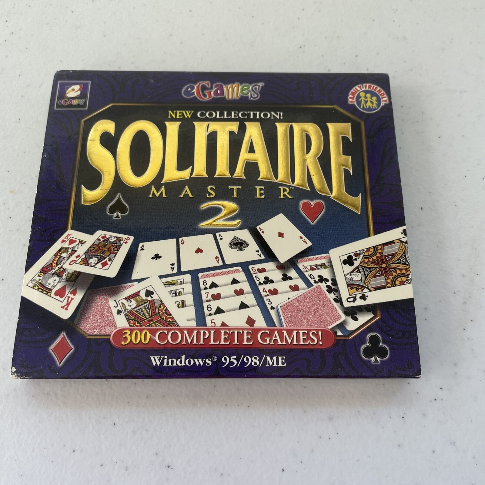 Solitaire Master 2, eGames, CD, 2001, Win 95/98/ME, 300 Complete Games! | eBay