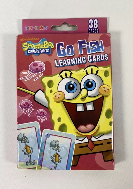 Spongebob Squarepants Go Fish Card Game Includes 36 Cards Ages 4 for ...