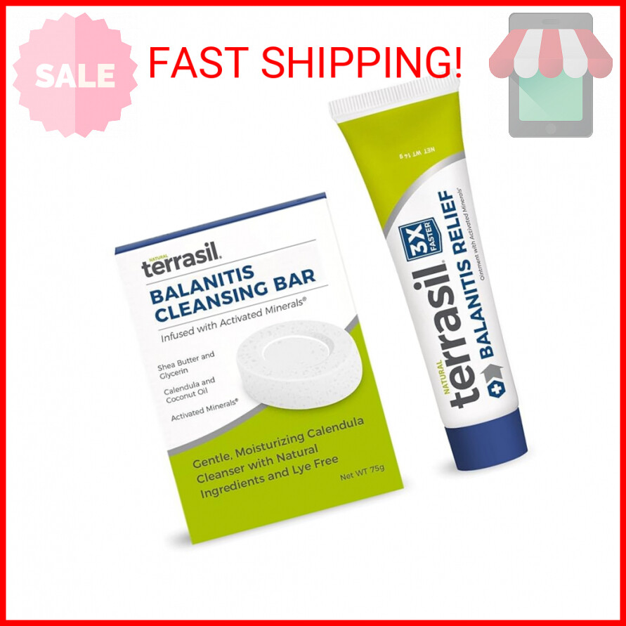 Balanitis Treatment 2-Product Ointment and Cleansing Bar System by ...