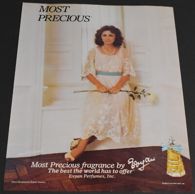 1982 Print Ad Sexy Heels Long Legs Lady Most Precious Evyan Perfume ...