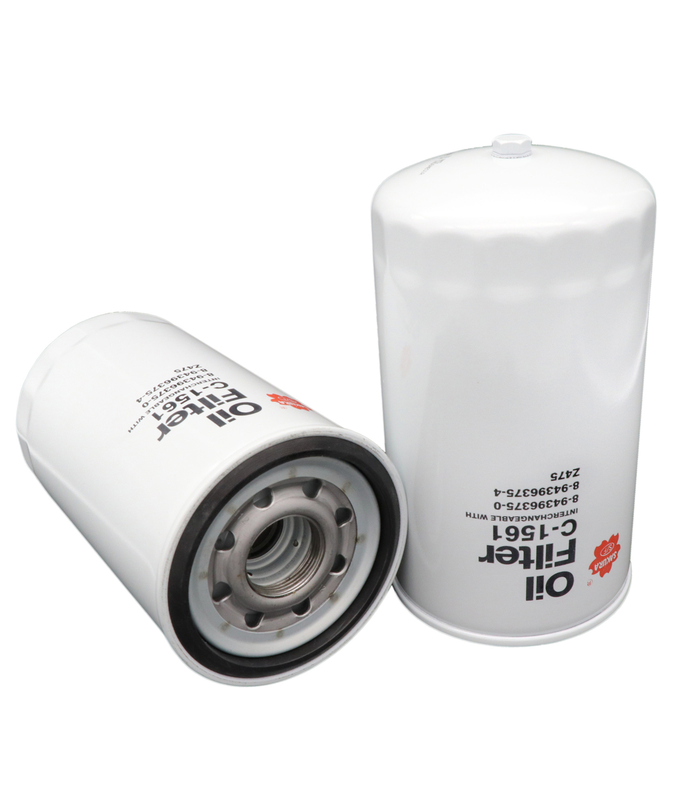 4 x C1561 Sakura Oil Filter -Fits Isuzu + Hino Xref:Z475, WZ475 ...