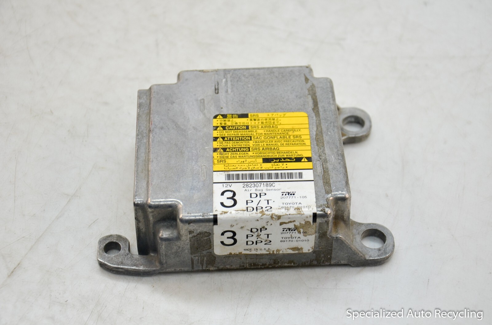 2004 Toyota Matrix CRASH CONTROL MODULE 89170-01010 | eBay