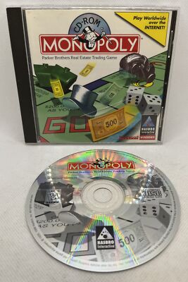 Monopoly (Windows PC CD-ROM, 1996, HASBRO Interactive, Westwood w ...