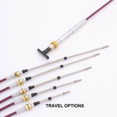 Twist to Lock Throttle Cable, M5x.8 Threaded Rod, Bulkhead Hub (choose ...