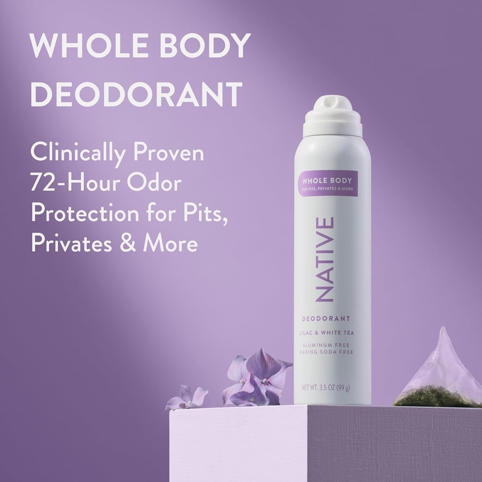 Native Whole Body Deodorant Spray Contains Naturally Derived ...