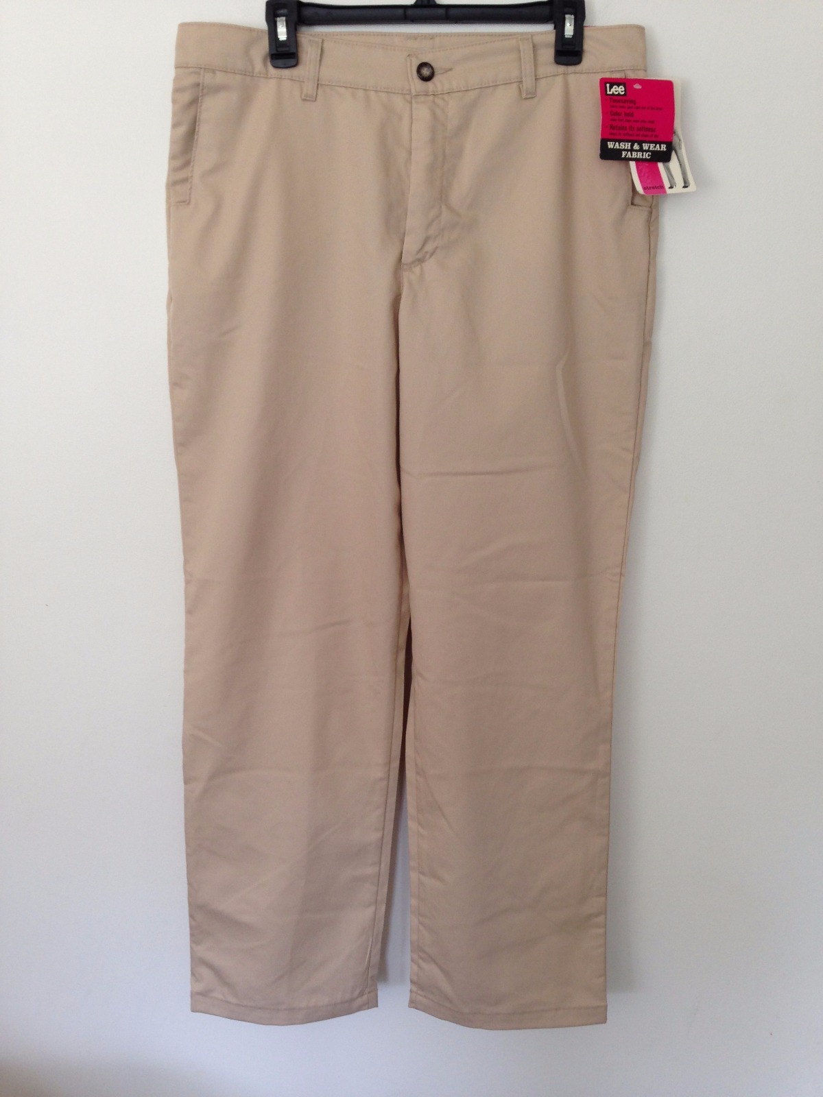 LEE Slacks / Pants NEW NWT Women's Medium 16 M Tan W 36 x L 31 Straight ...