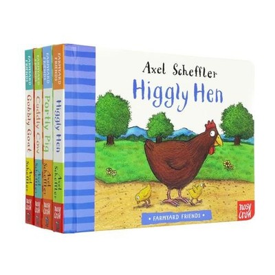 Farmyard Friends Series 4 Books Collection Set by Axel Scheffler ...