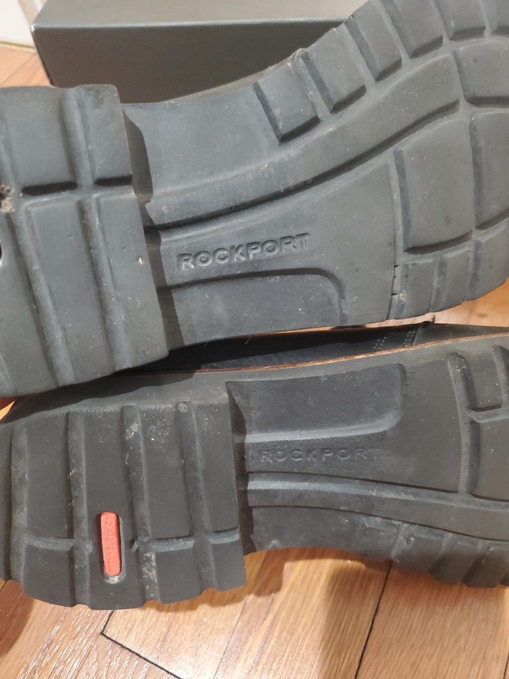 Black Leather Rockport CHARSON Chukka Ankle Boots Sz 11 M EXC V74246 | eBay