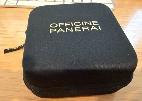 Officine Panerai Customer Service Watch Travel Case Box - Black w ...