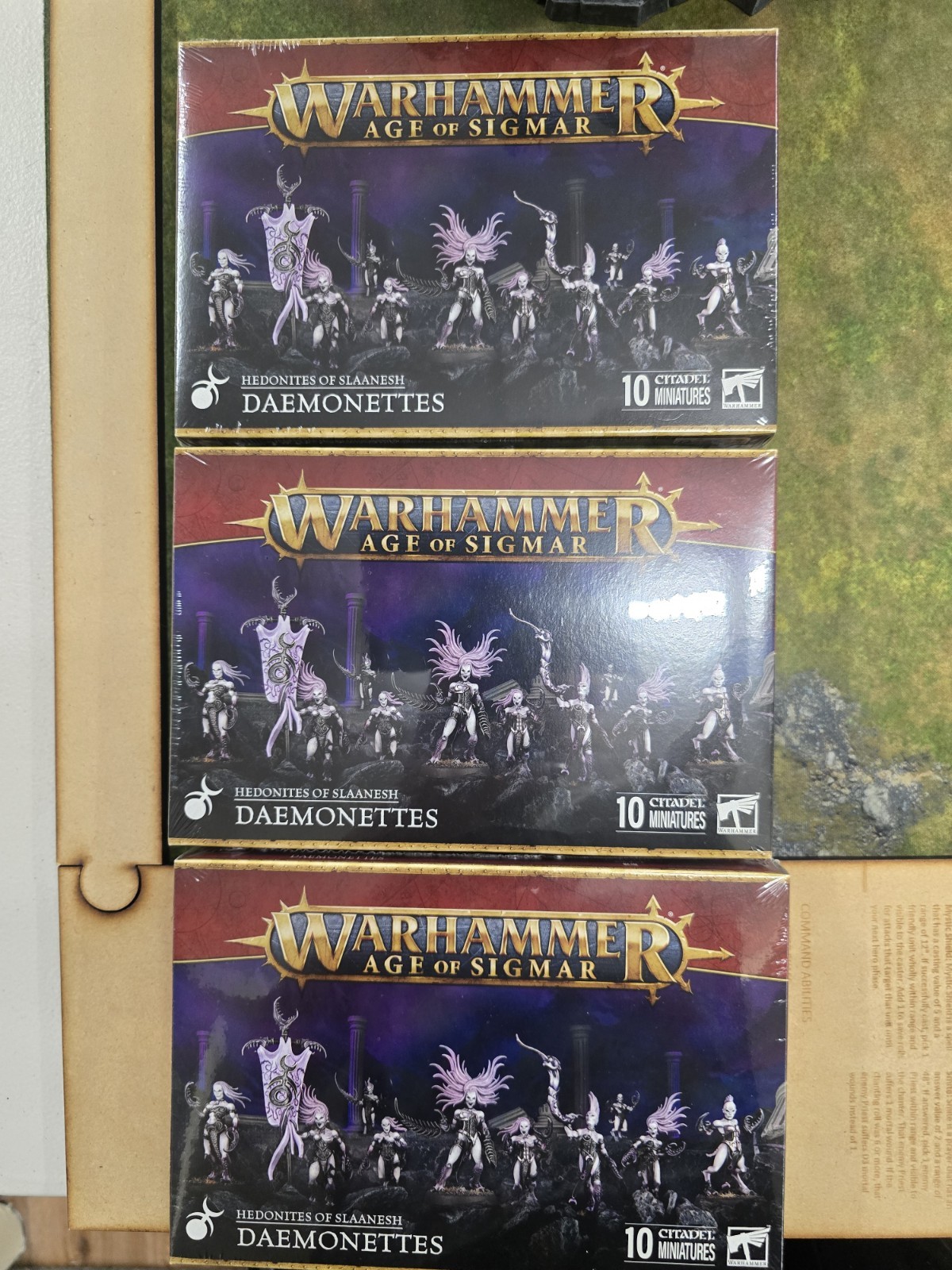 Warhammer AOS and 40K - Daemonettes Chaos Daemons of Slaanesh (3 Sealed ...