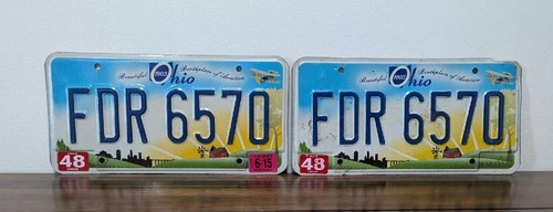 2015 Ohio License Plate #FDR 6570 Free Shipping | eBay